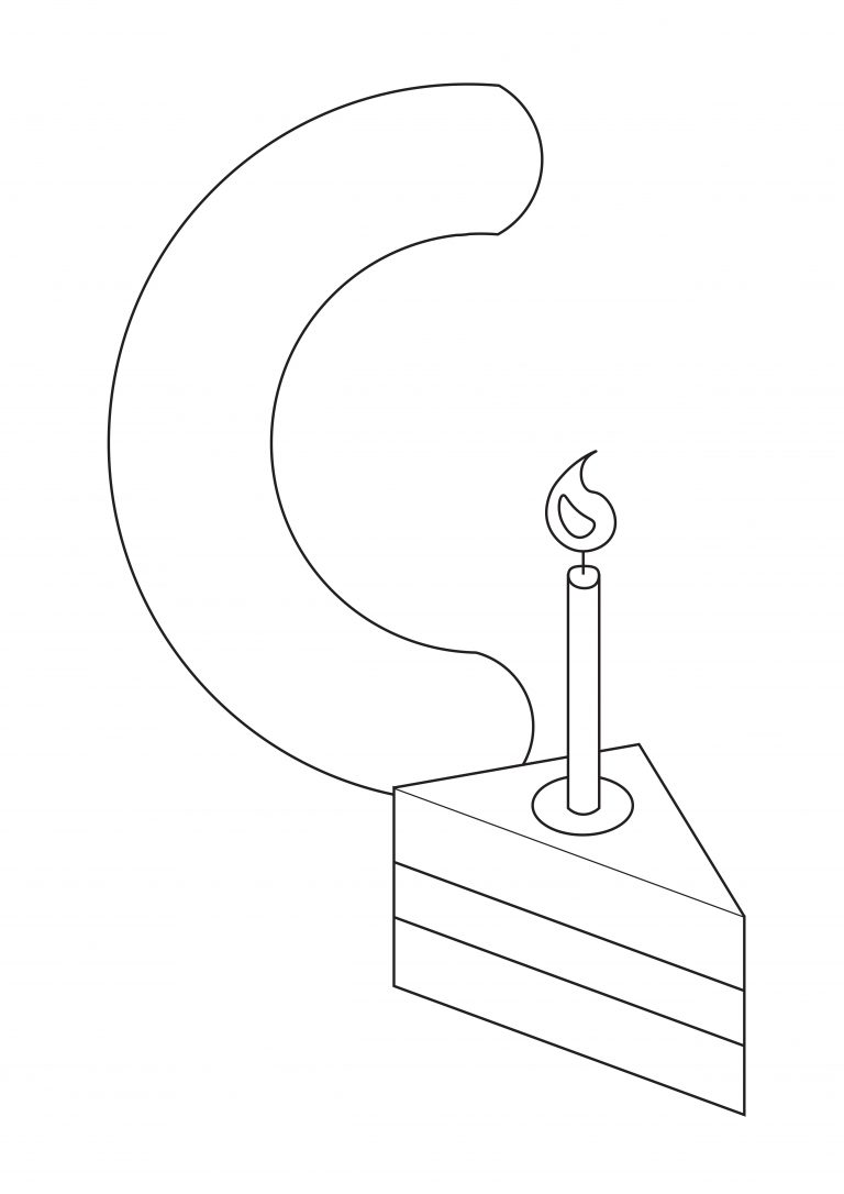 Letter Cc Coloring Page Coloring Pages