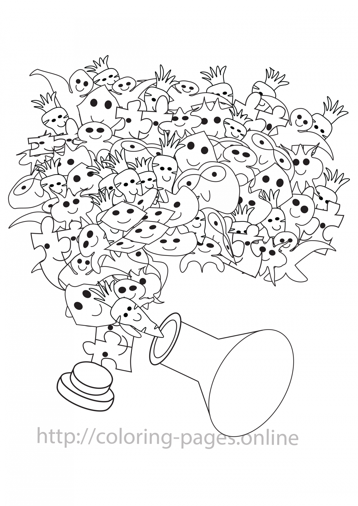 Doodle art coloring pages - coloring pages for kids and adults